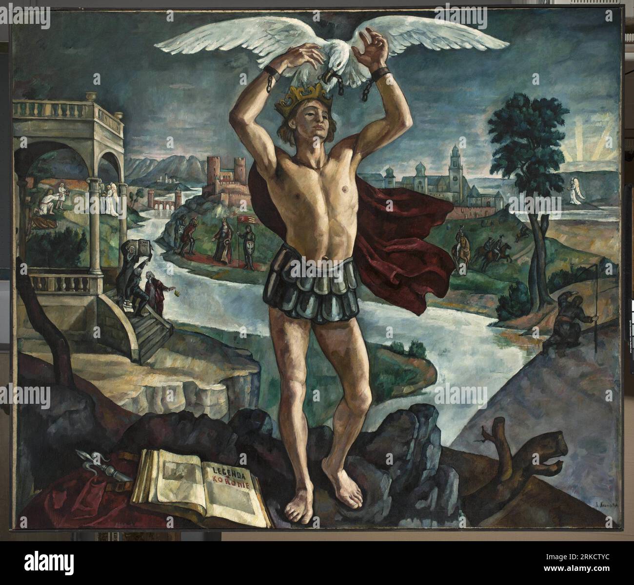 Legend of the crown 1916 by Roman Kramsztyk Stock Photo - Alamy