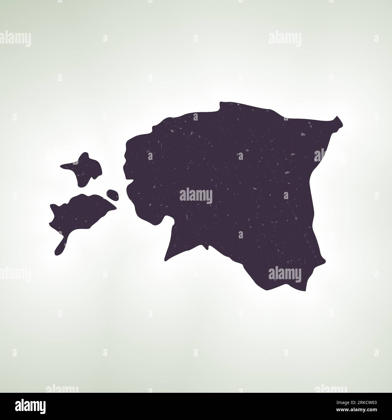 Estonia shape on gradient background. Country map with scratch texture ...