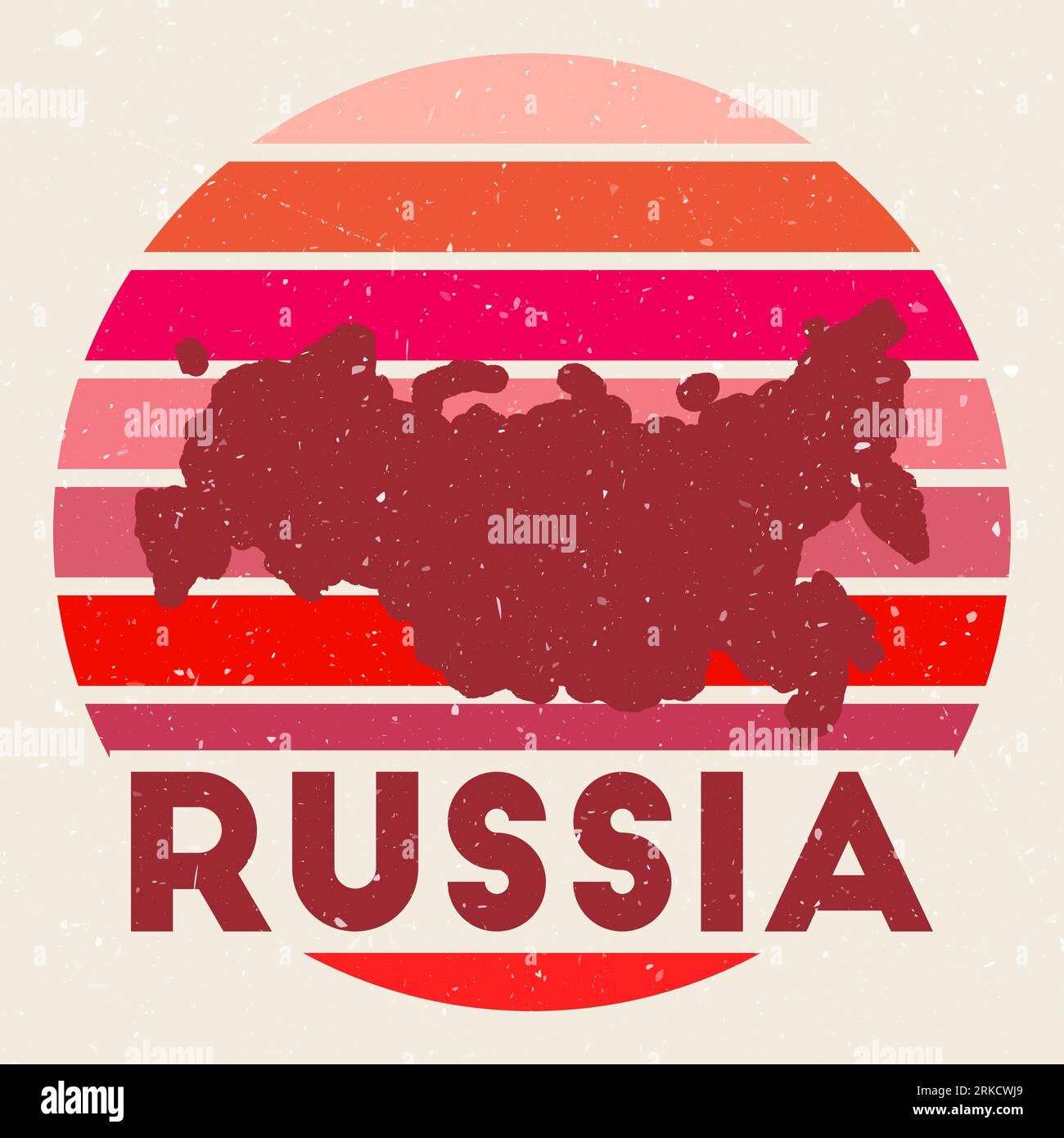 Russian flag map sticker Stock Vector Images - Alamy