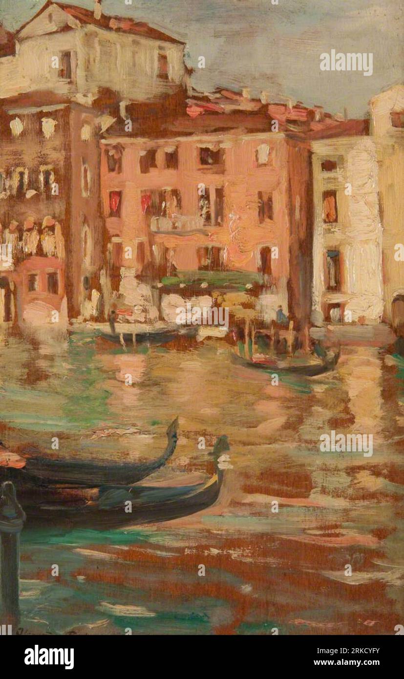 Venice 1890s by Alexander Ignatius Roche Stock Photo - Alamy