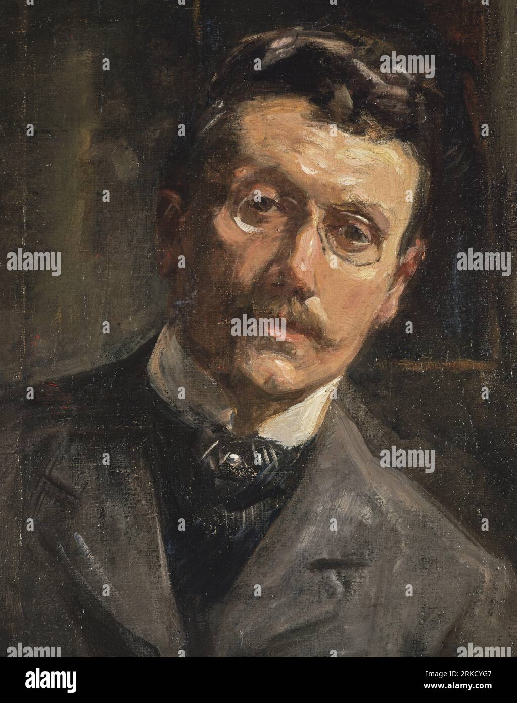 Alexander Ignatius Roche, 1861 - 1921. Artist (Self-portrait) circa ...