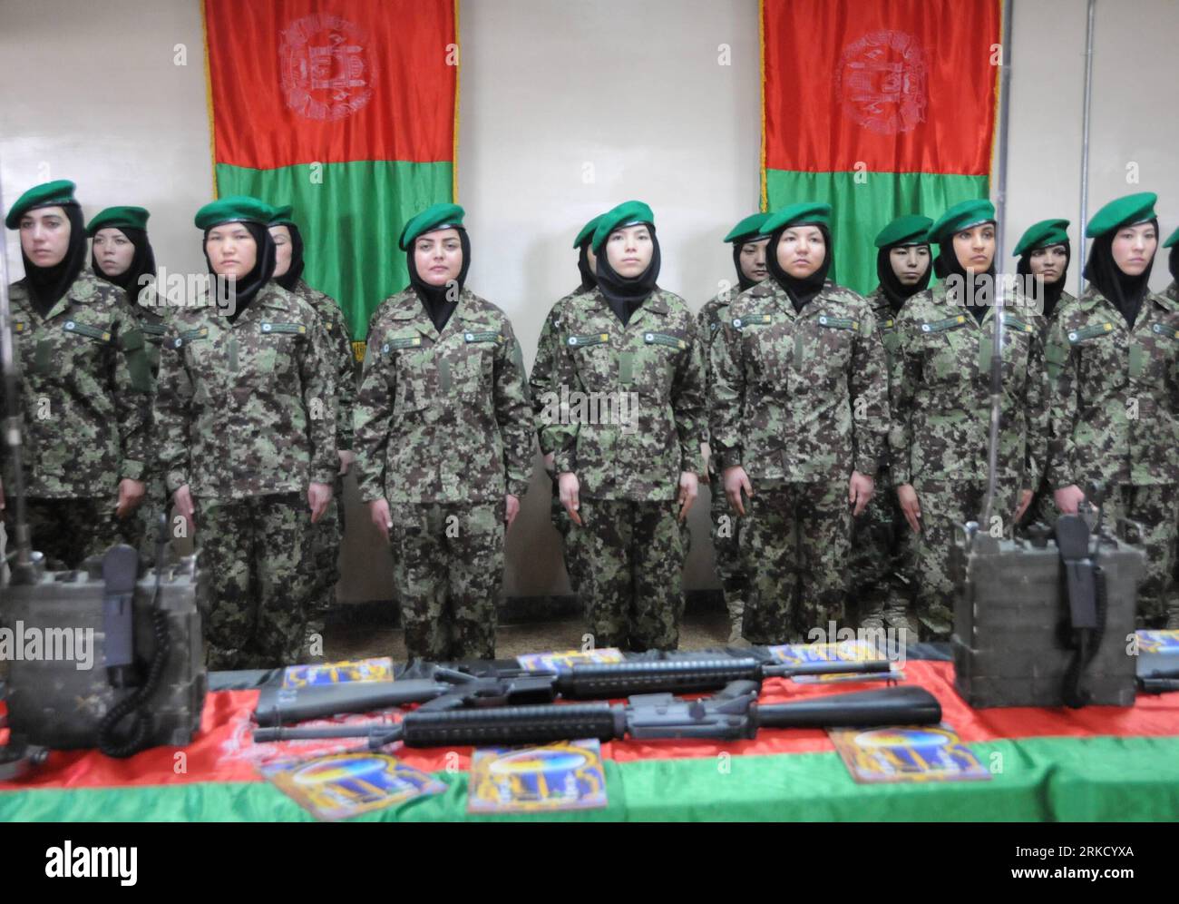 Female afghan army officers hi-res stock photography and images - Alamy