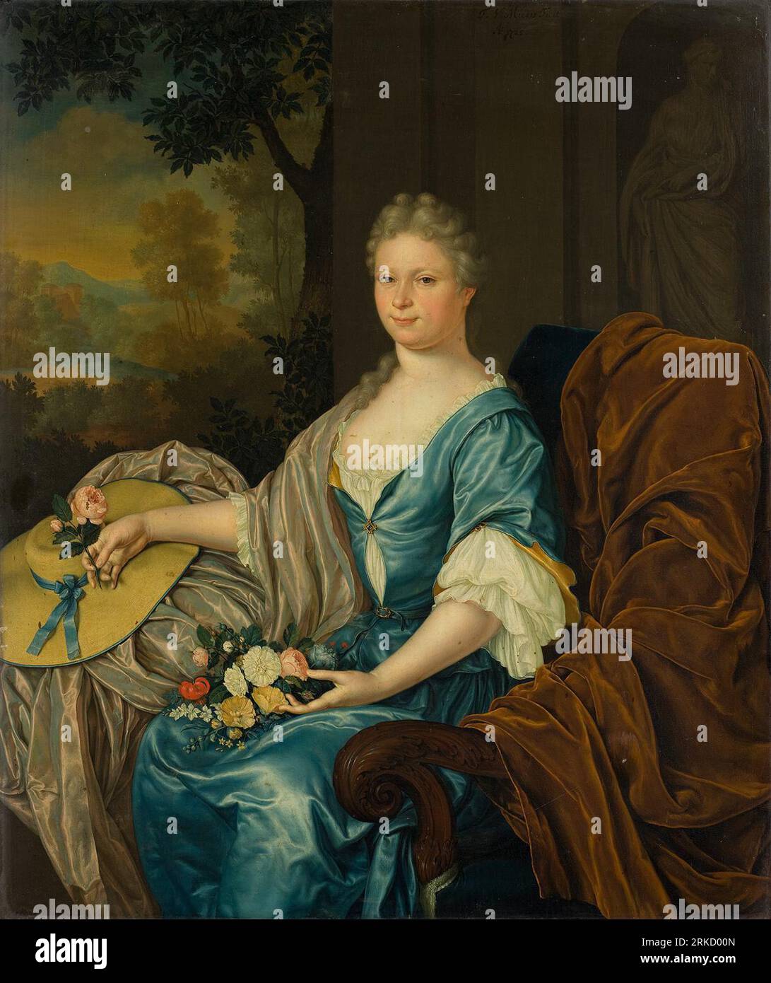 Portrait of Maria Clara van der Hagen (1703-1765) 1725; 1725 by Frans ...