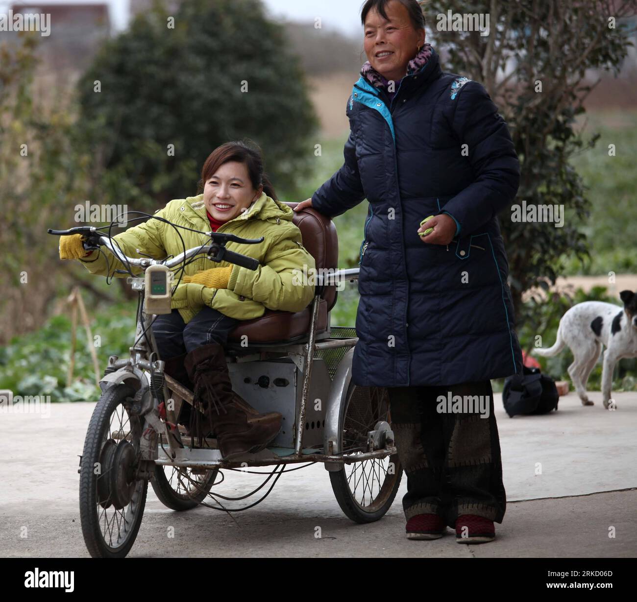 Handicapped tricycle hi-res stock photography and images - Alamy