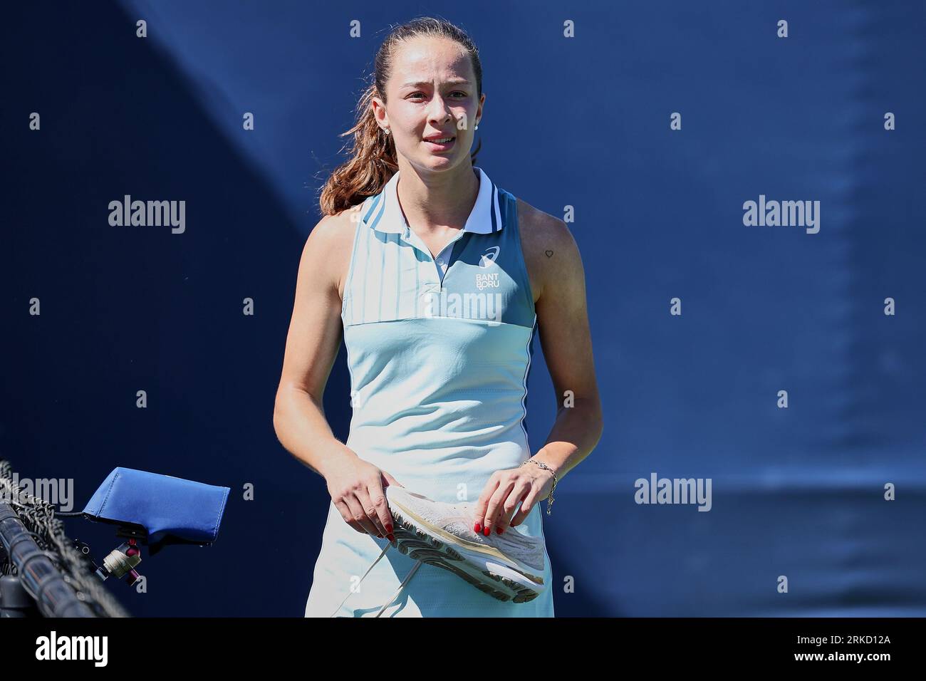 New York, New York, USA. 23rd Aug, 2023. Zeynep Sonmez (TUR) in action ...
