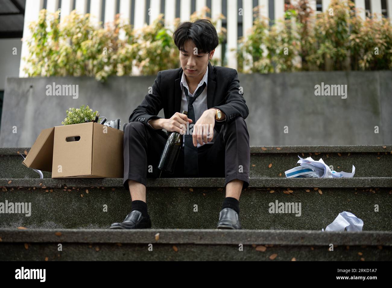 Drunk man leaving hi-res stock photography and images - Alamy