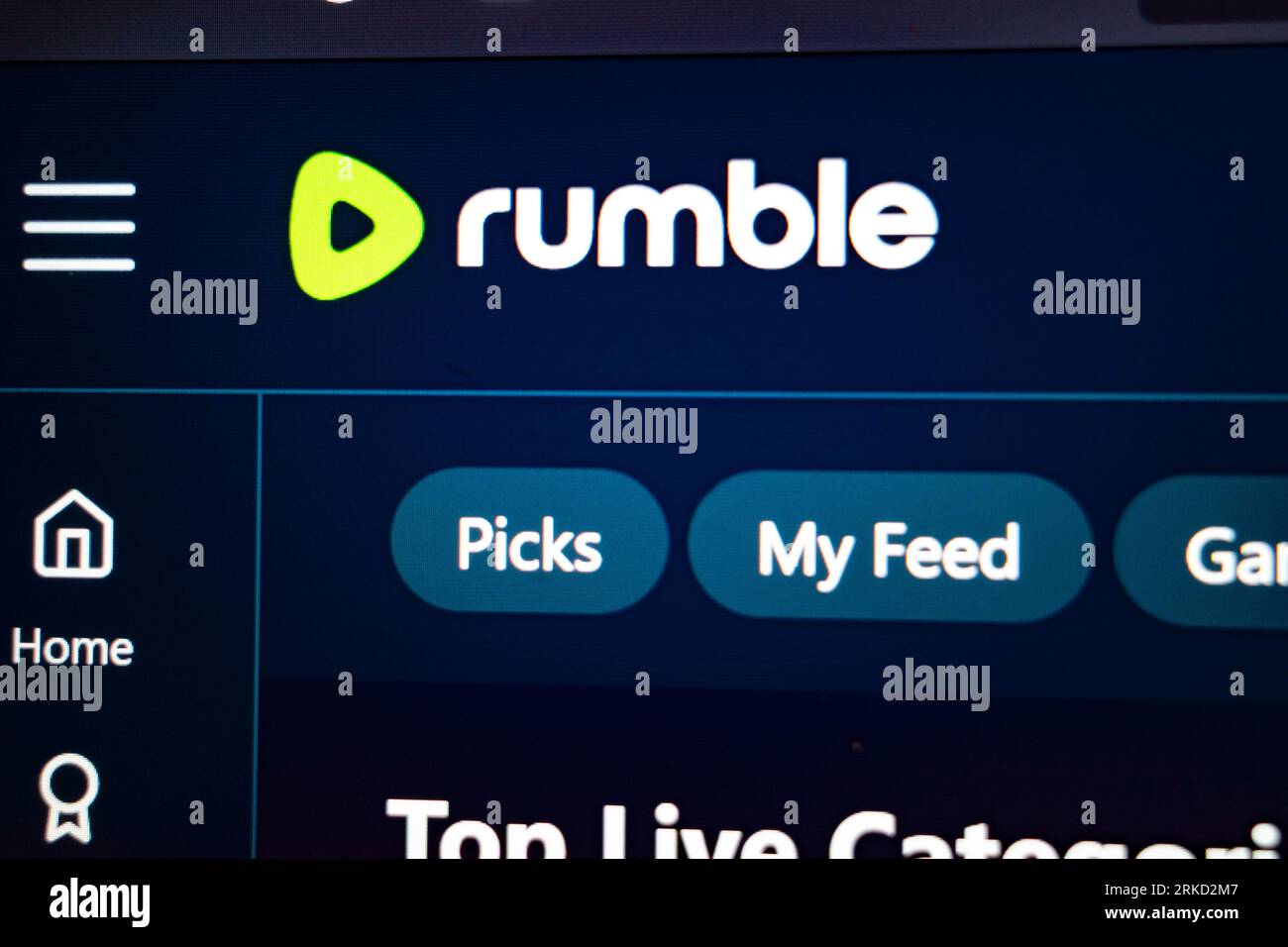 New York, New York, USA. 24th Aug, 2023. The homepage of video ...