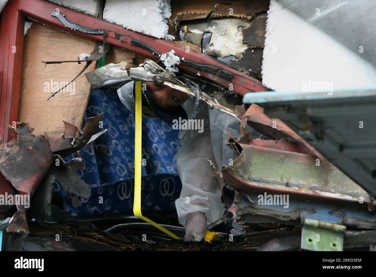 The scene of the bus bombing hi-res stock photography and images - Alamy