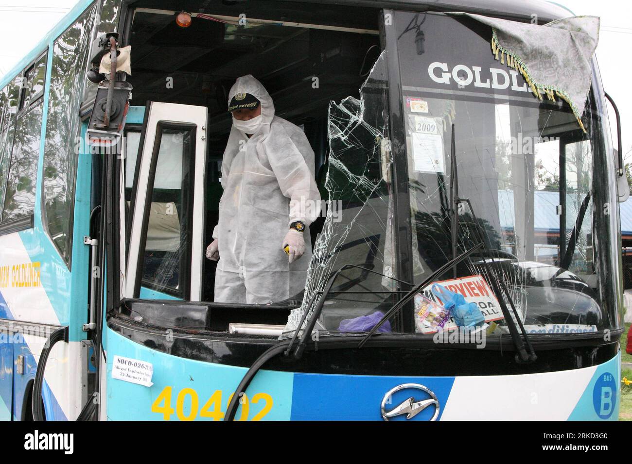 The scene of the bus bombing hi-res stock photography and images - Alamy