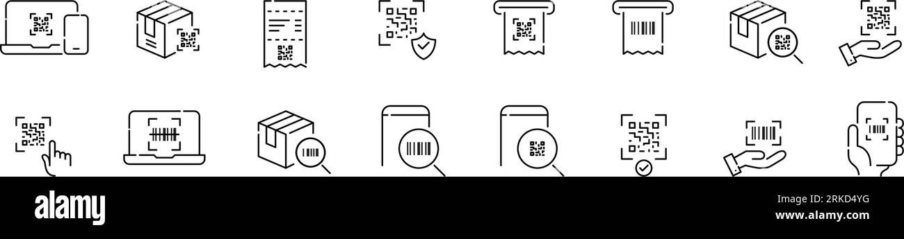 Barcode and qr code reading applications. Print on receipt, delivery ...