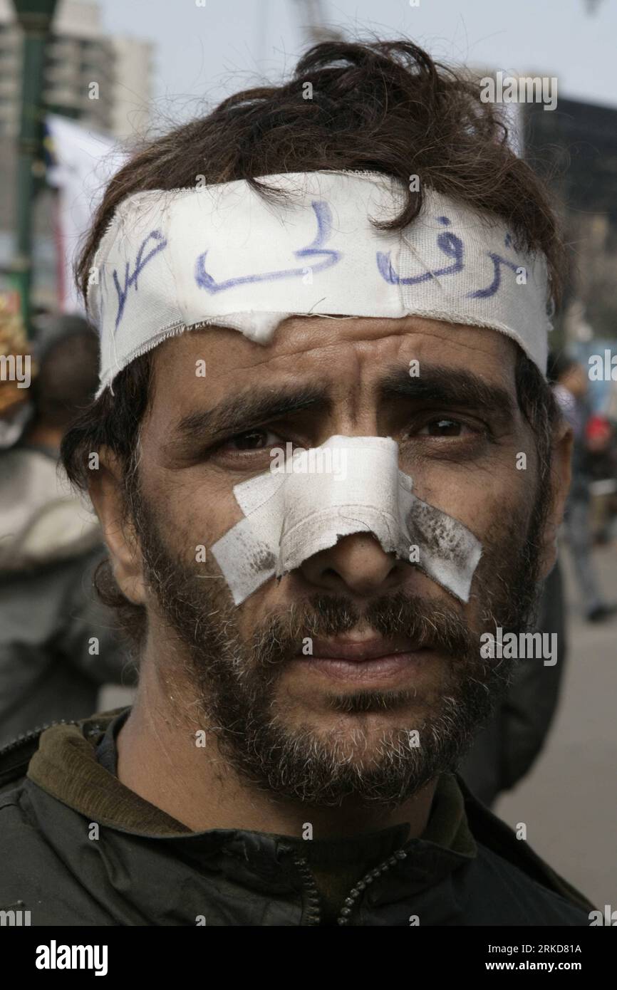 Tahrir square protest 'february' 2011 hi-res stock photography and ...