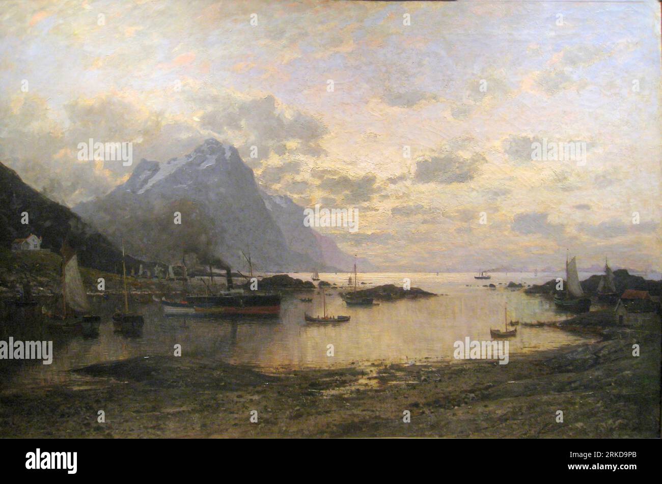 The mail steamer at lofoten hi-res stock photography and images - Alamy