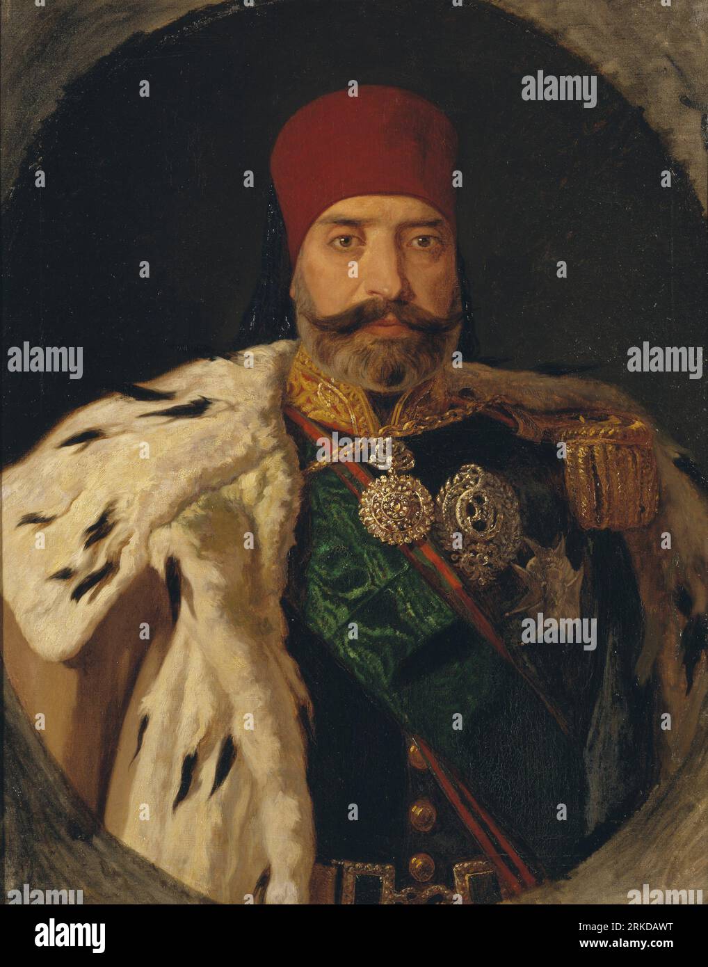The Bey of Tunis, Sid Muhammed Es Sadok 1862 by Johan Fredrik Höckert ...
