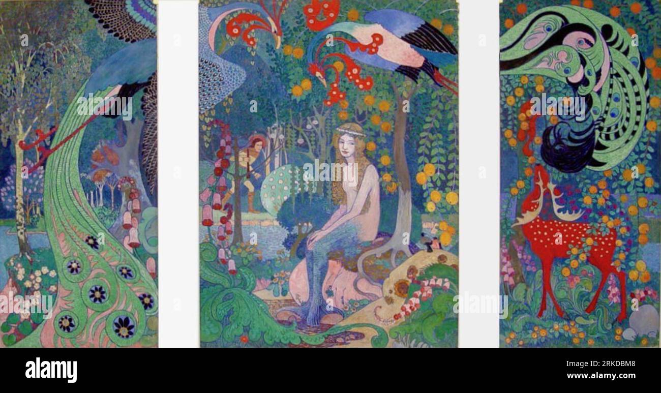 Melusine circa 1912 by Heinrich Vogeler Stock Photo - Alamy