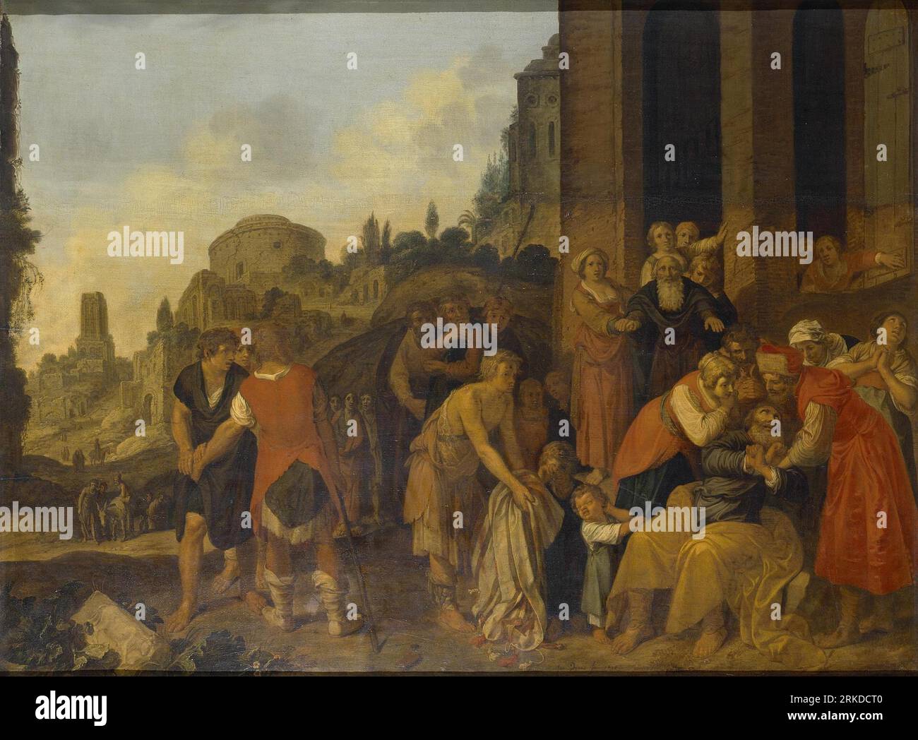 Josephs blood stained robe hi-res stock photography and images - Alamy