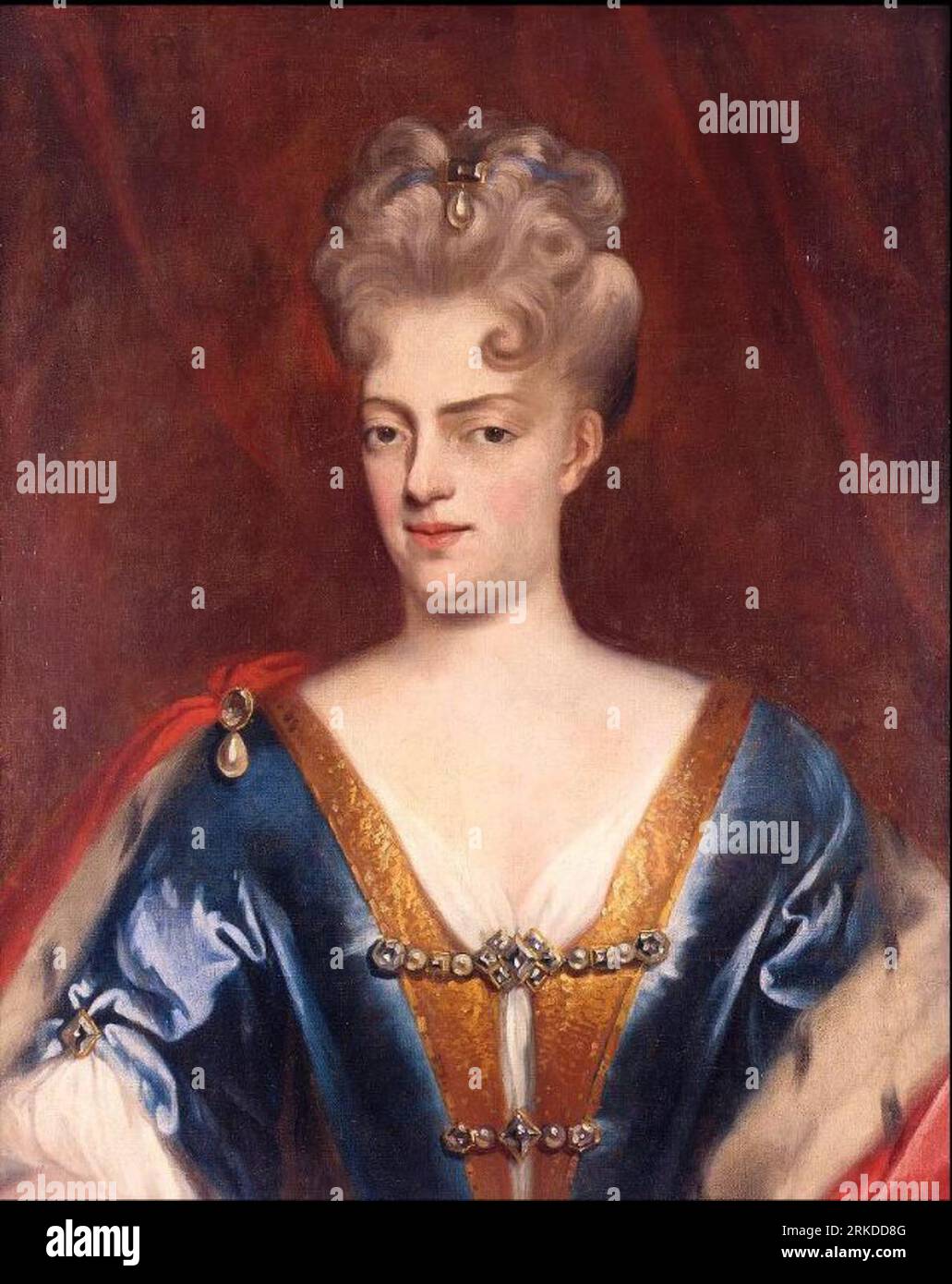 Porträt of Maria Louise, Princess of Hesse-Kassel circa 1710 by ...