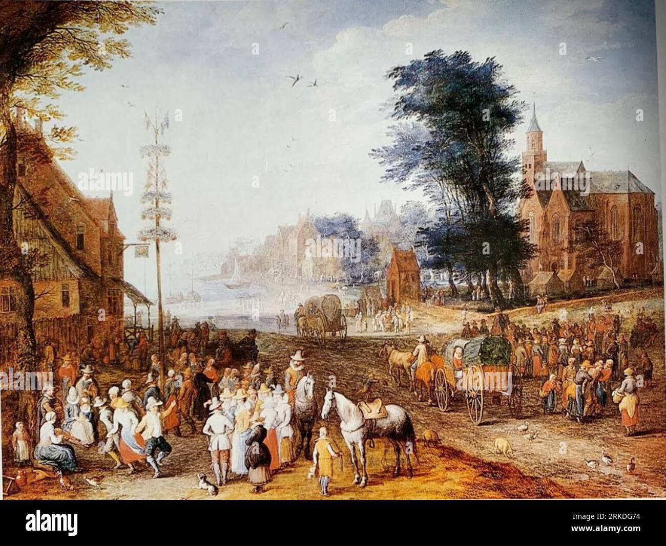 Historical maypole dance hi-res stock photography and images - Alamy