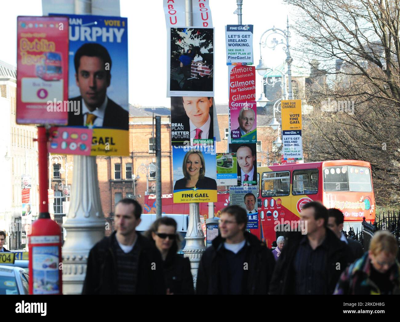 Irish election posters hi-res stock photography and images - Alamy
