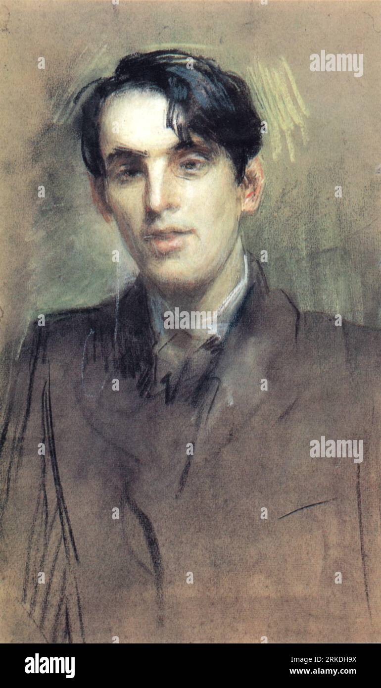 W b yeats painting hi-res stock photography and images - Alamy