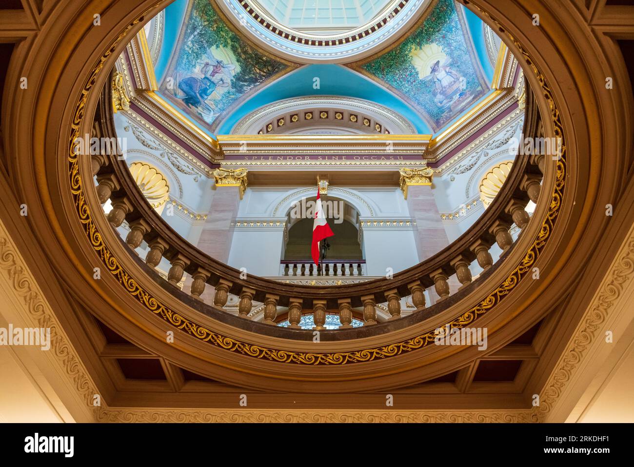 Interior architecture of the BC Legislature public areas in Victoria ...