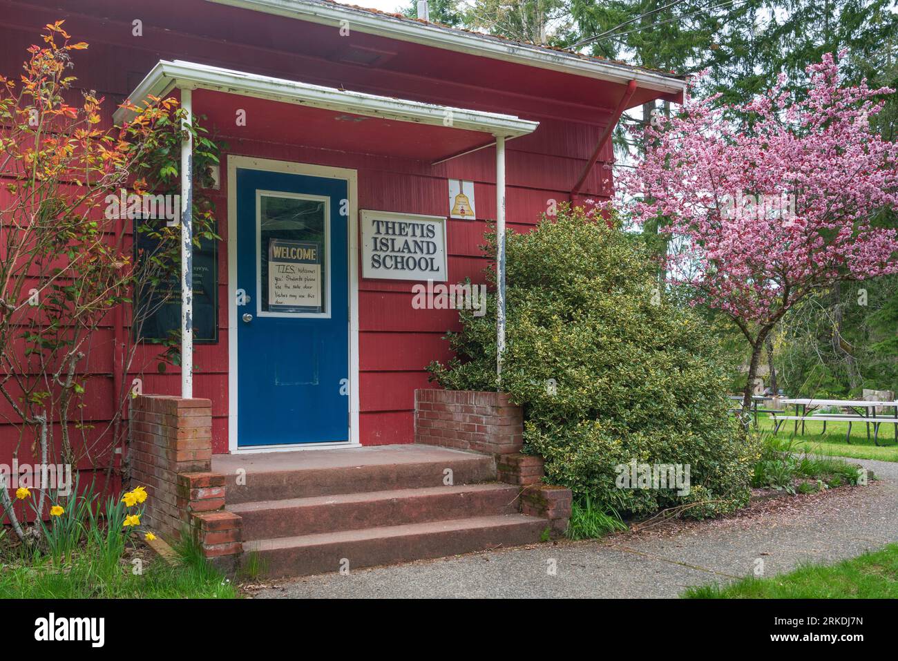 The Thetis Island School on Thetis Island, Vancouver Island, British ...