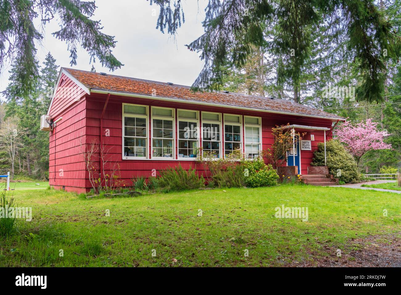 The Thetis Island School on Thetis Island, Vancouver Island, British ...