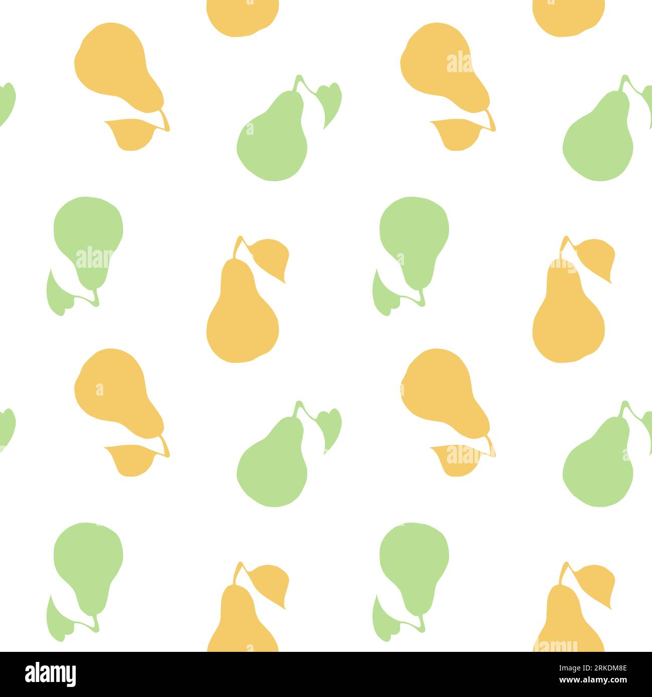 Fruit seamless pears pattern Cut Out Stock Images & Pictures - Alamy