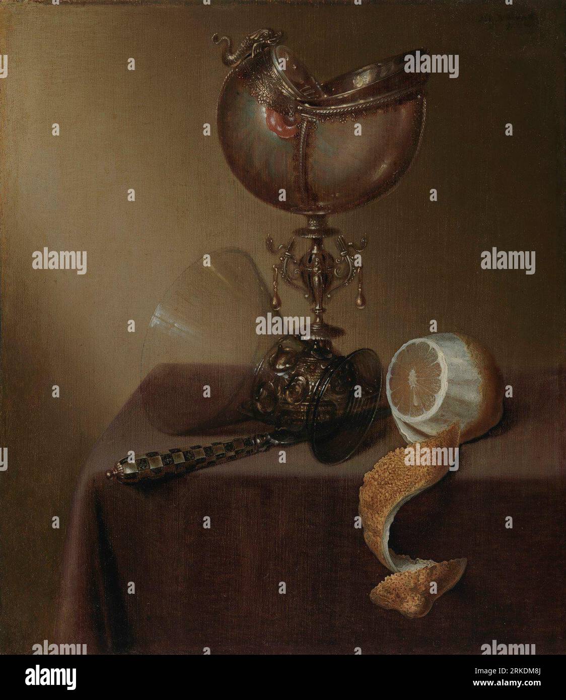 Still Life 1642 by Maerten Boelema de Stomme Stock Photo - Alamy