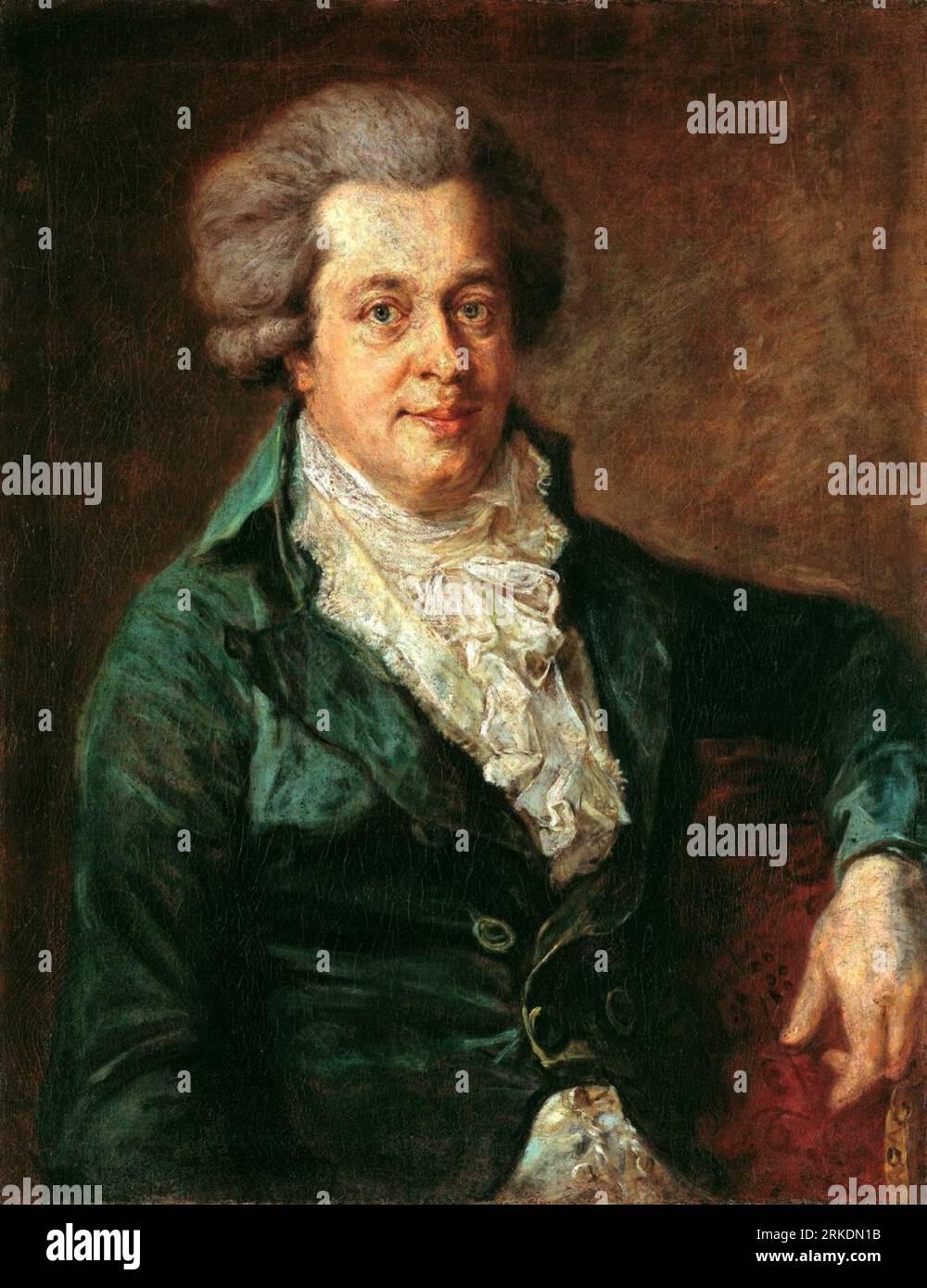 Portrait of Wolfgang Amadeus Mozart (1756-1791) presumably 1790 in ...