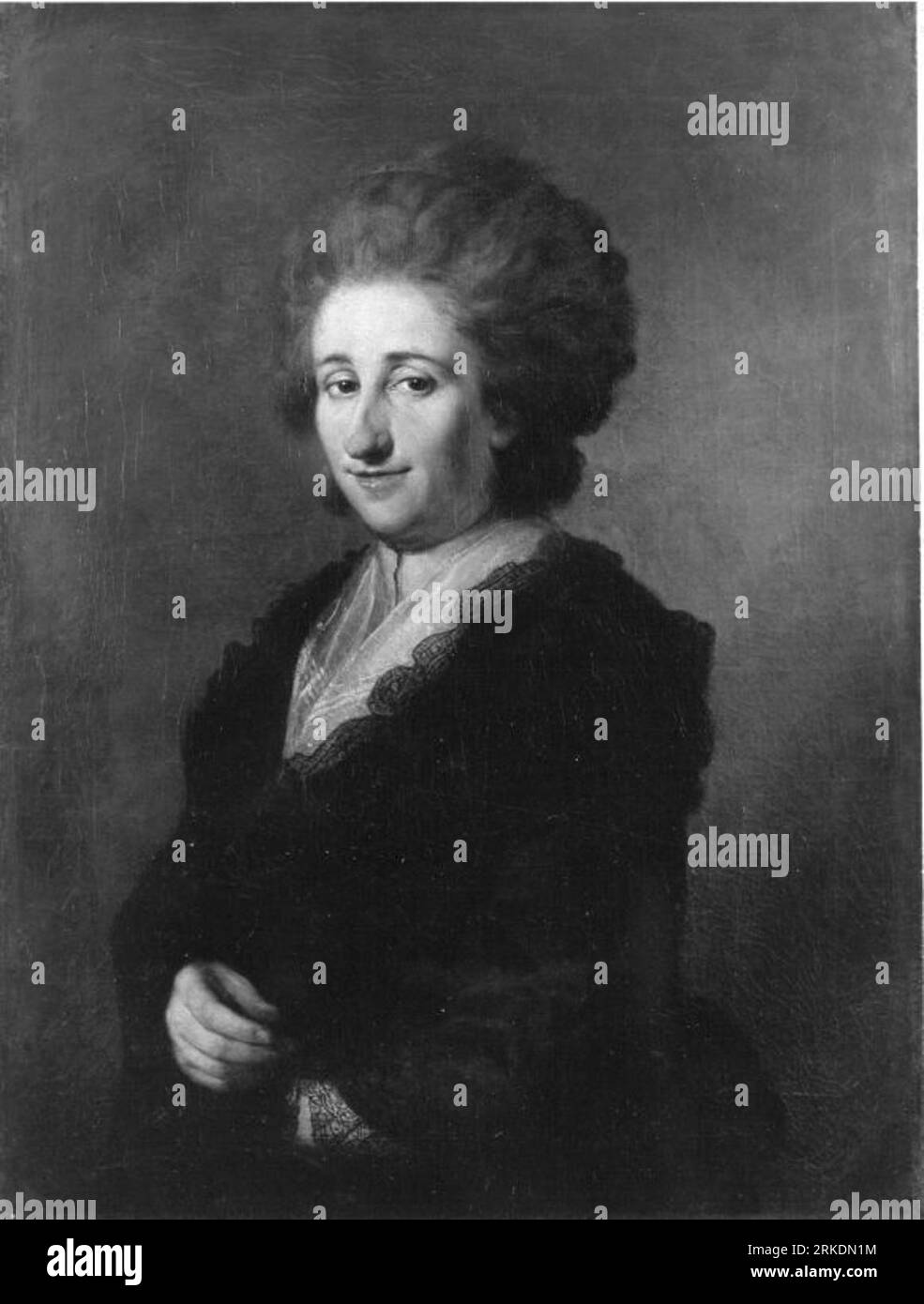 Katharina Simet circa 1800 by Johann Georg Edlinger Stock Photo - Alamy