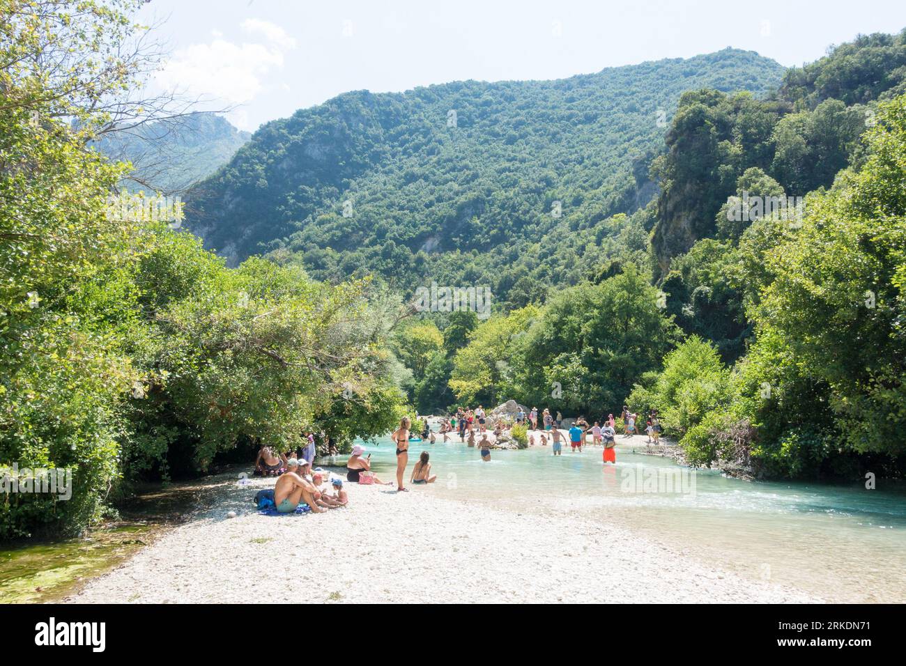 August 19th 2023 - Parga, Greece - Amazing natural scenery in the ...