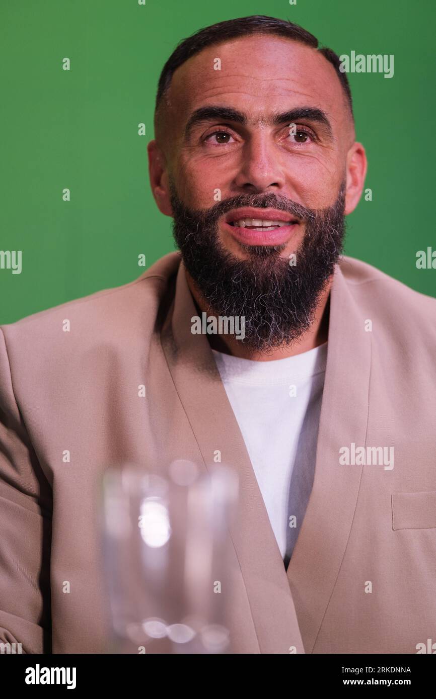 Le Havre, France. 24th Aug, 2023. French rapper Medine during the EELV ...