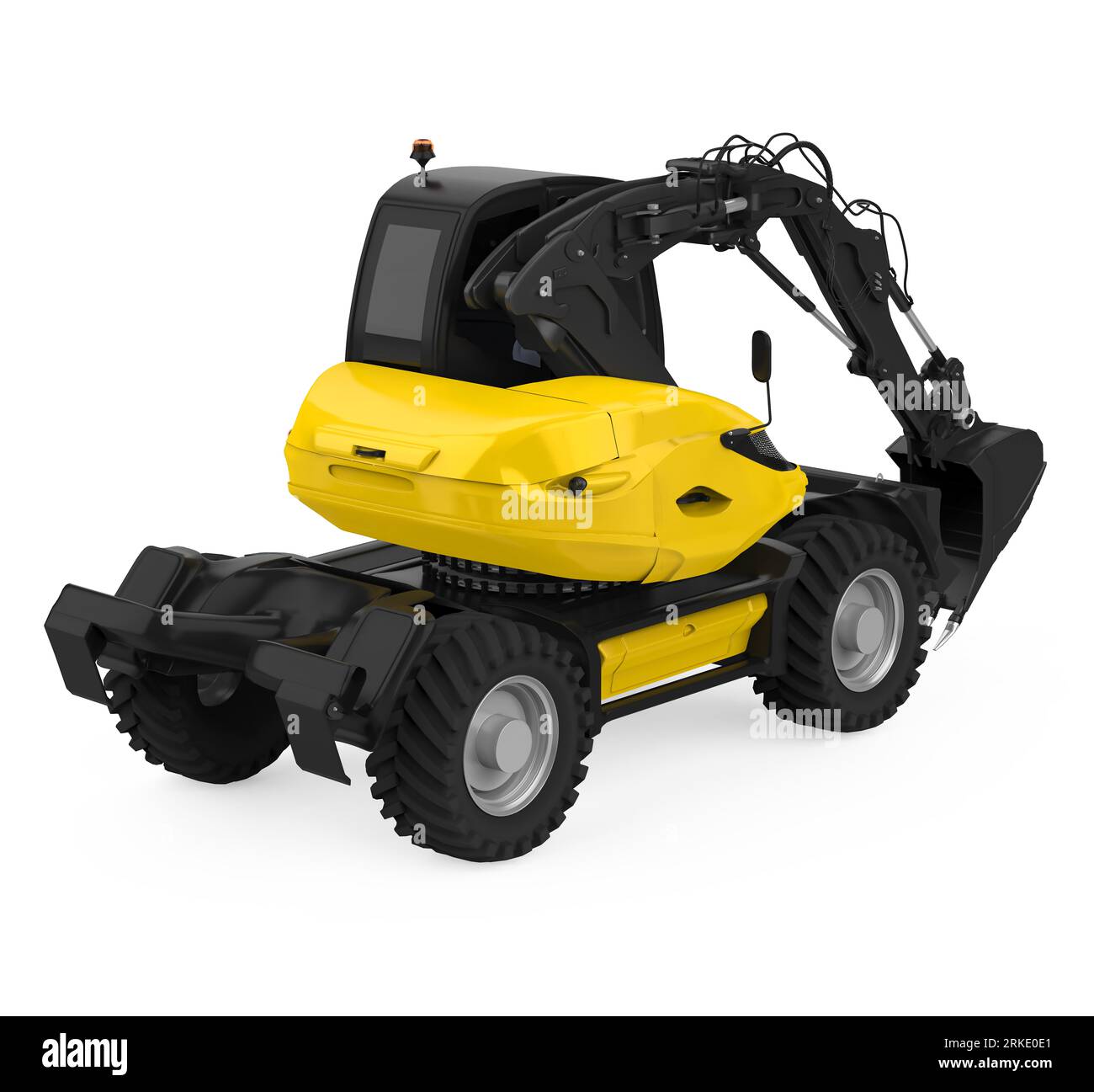 Compact hydraulic excavator hi-res stock photography and images - Alamy