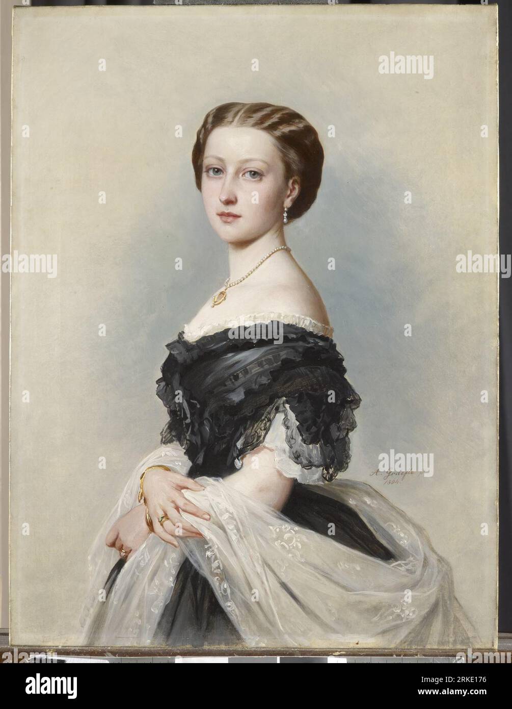 Princess Louise (1848-1939) 1864 by Albert Gräfle Stock Photo - Alamy