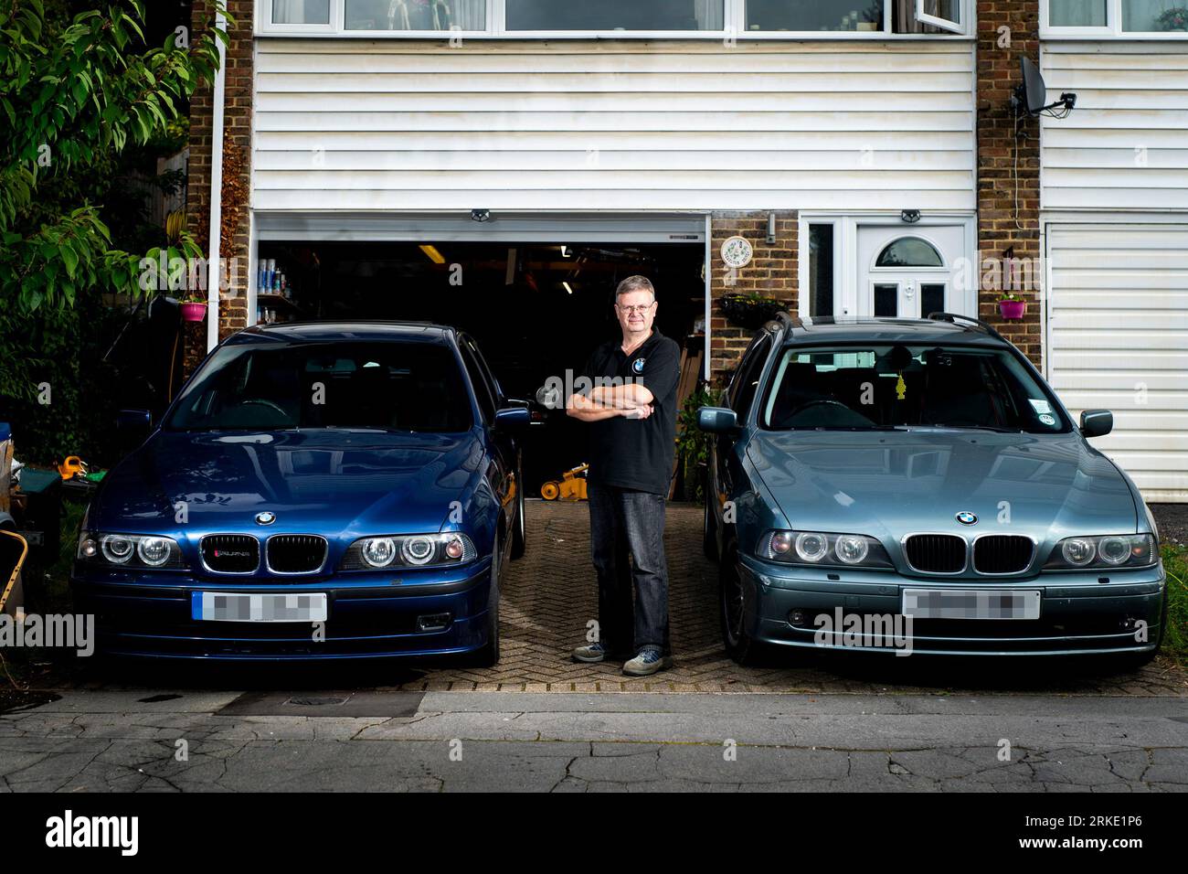 NUMBER PLATES PIXELATED BY PA PICTURE DESK Paul Robins, a 60 year-old ...