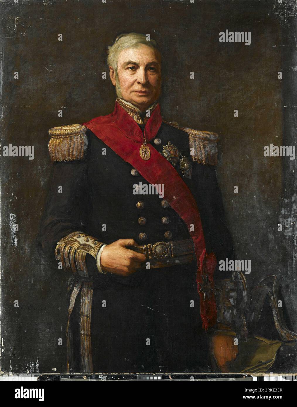 Admiral Sir Alexander Milne (1806-96) 1879 by Walter William Ouless ...