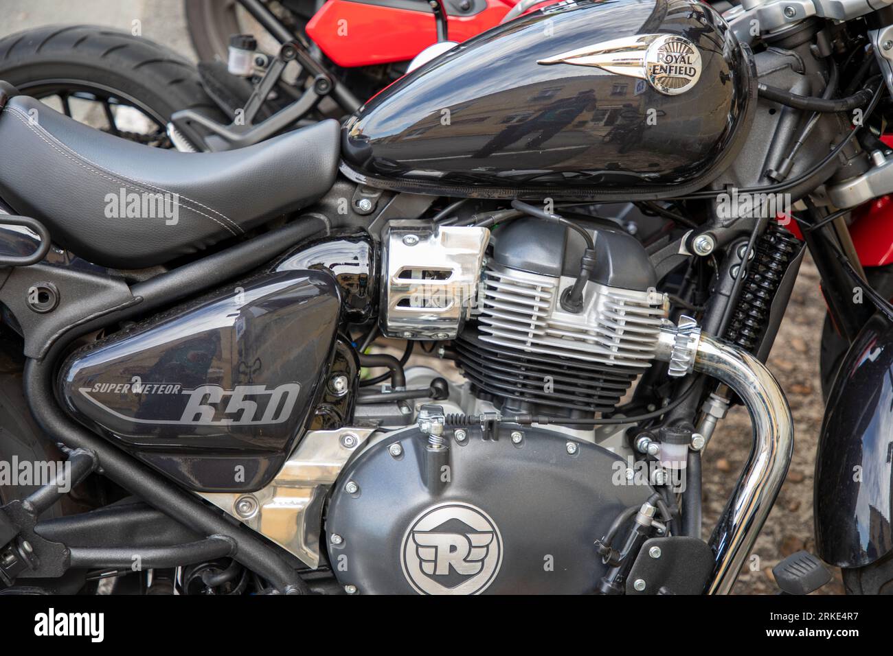 Royal enfield super meteor 650 hi-res stock photography and images - Alamy