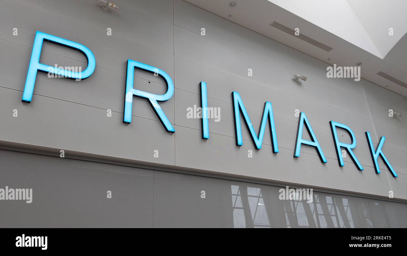 Bordeaux , France - 08 19 2023 : Primark logo brand fashion shop and ...