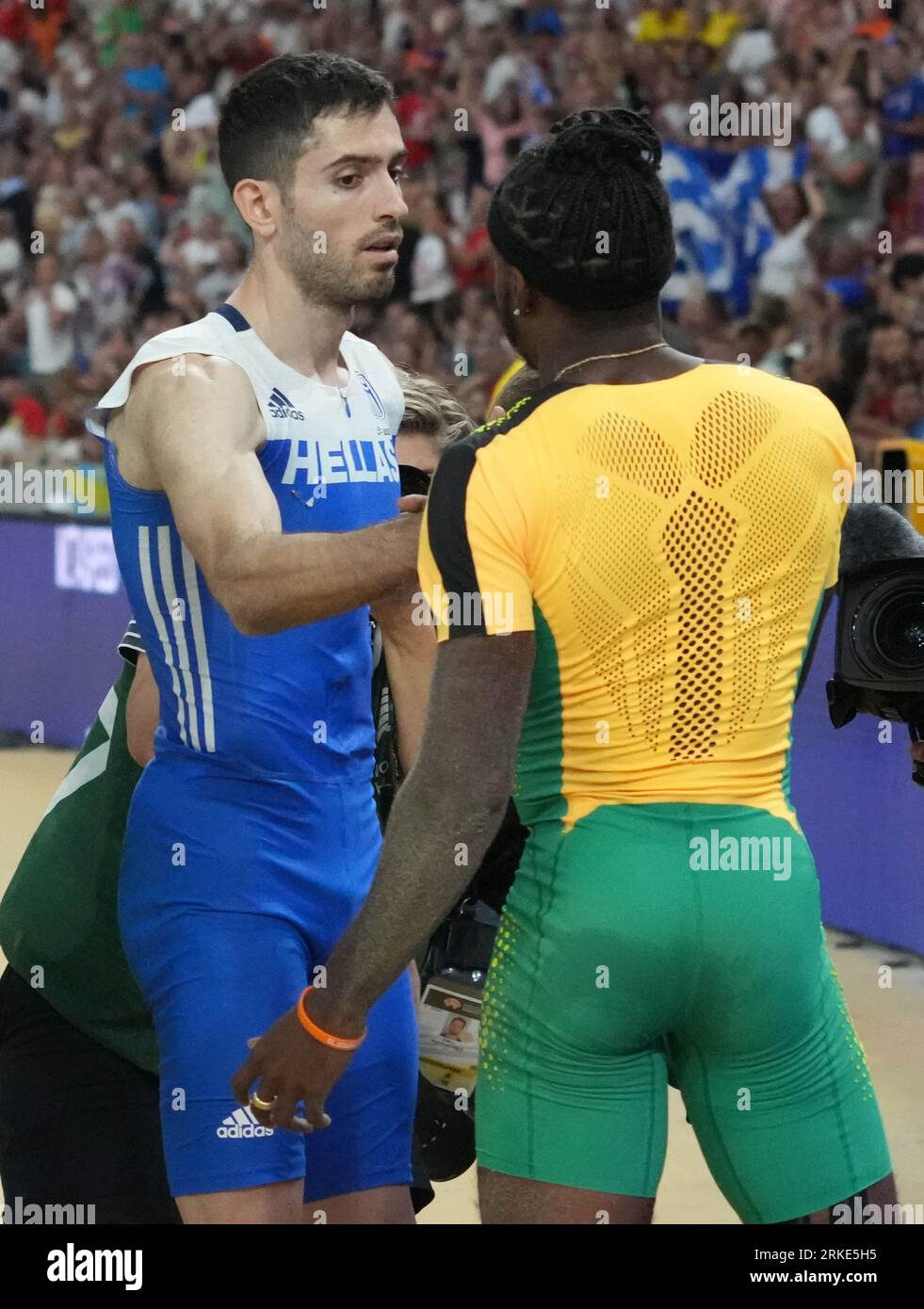 Wayne pinnock budapest 2023 long jump hi-res stock photography and ...