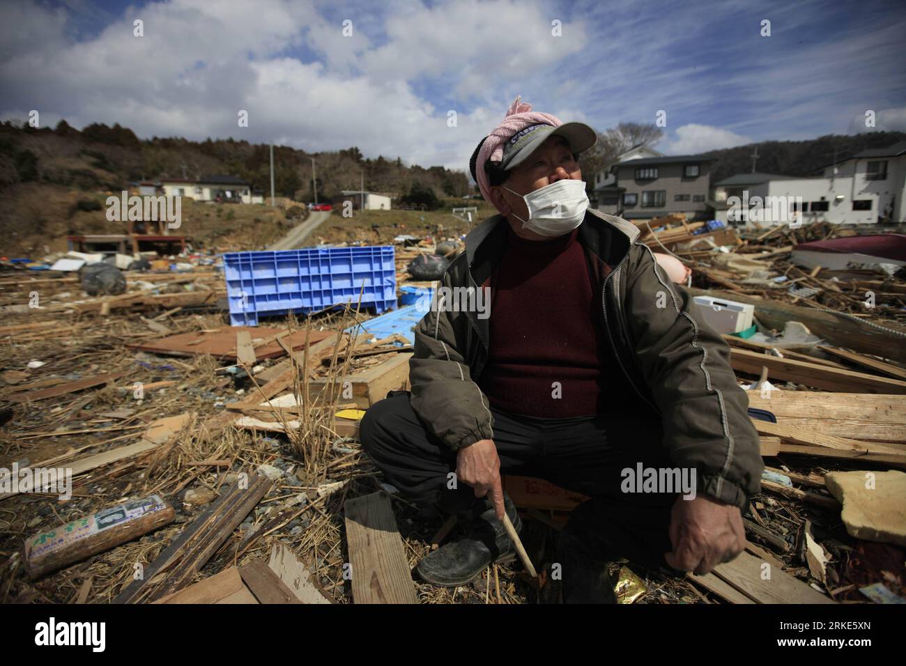 Tsunami japan 2011 house boat hi-res stock photography and images - Alamy