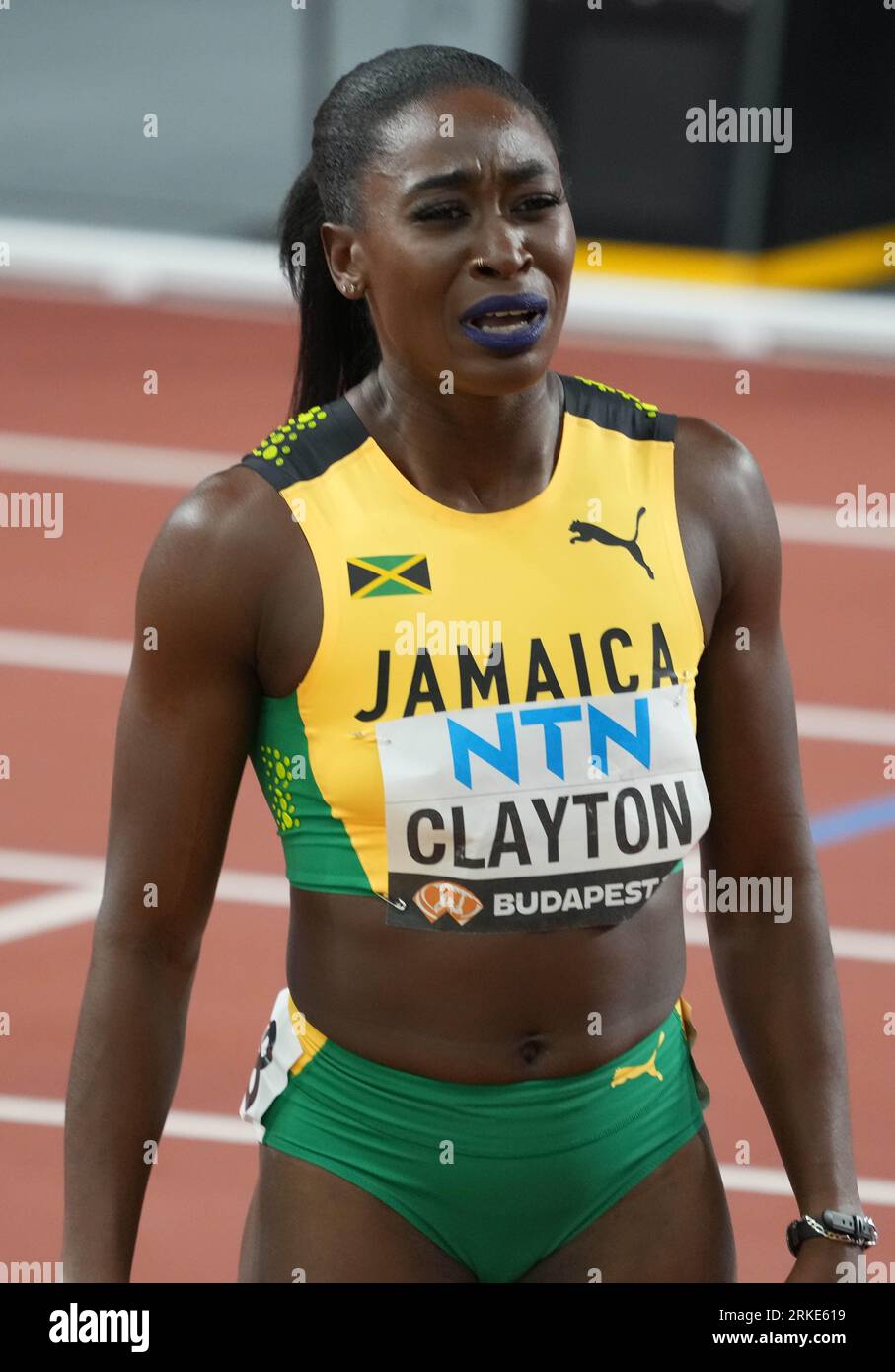 Rushell CLAYTON of JAM Final 400 METRES HURDLES WOMEN during the World ...