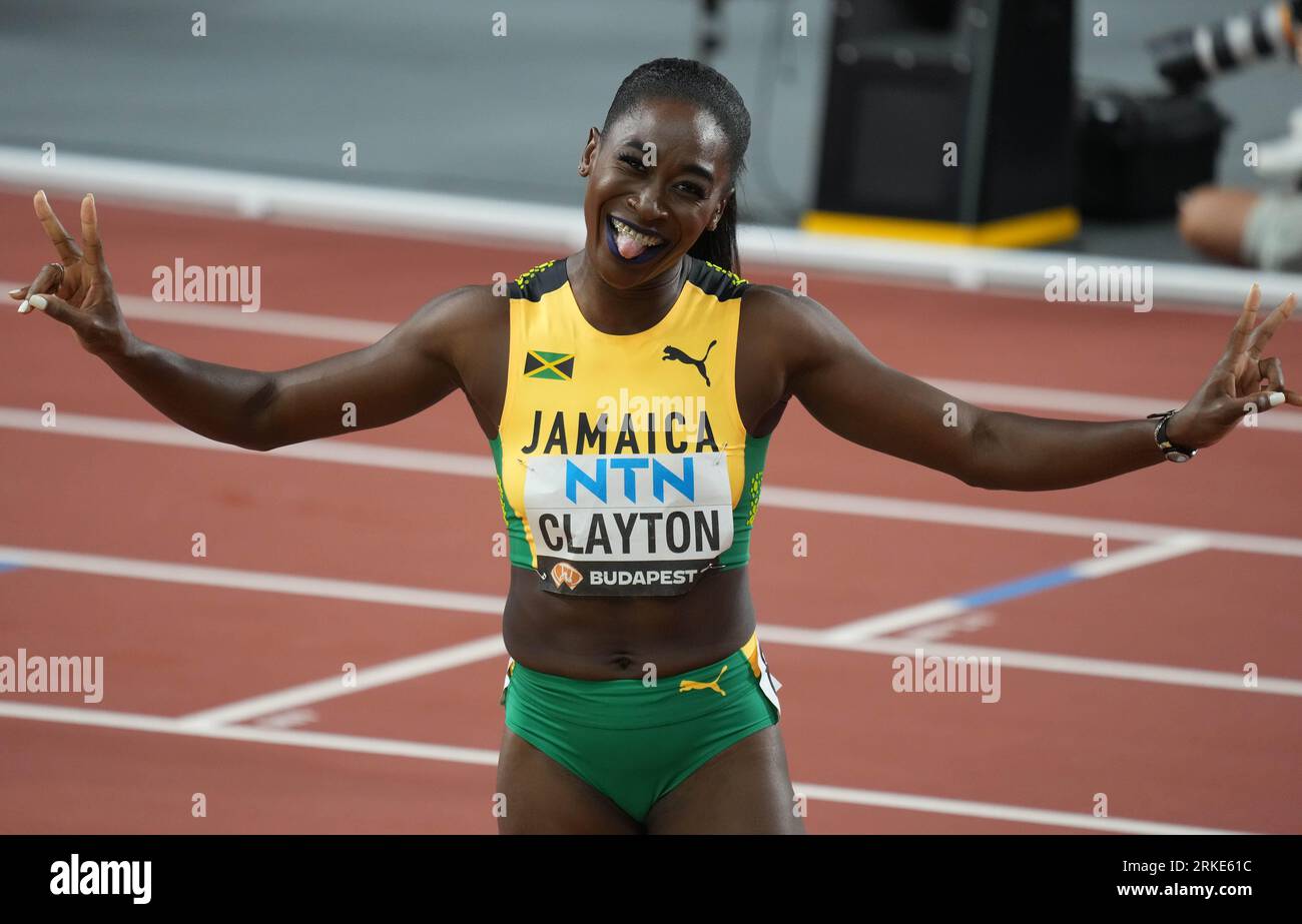 Rushell CLAYTON of JAM Final 400 METRES HURDLES WOMEN during the World ...
