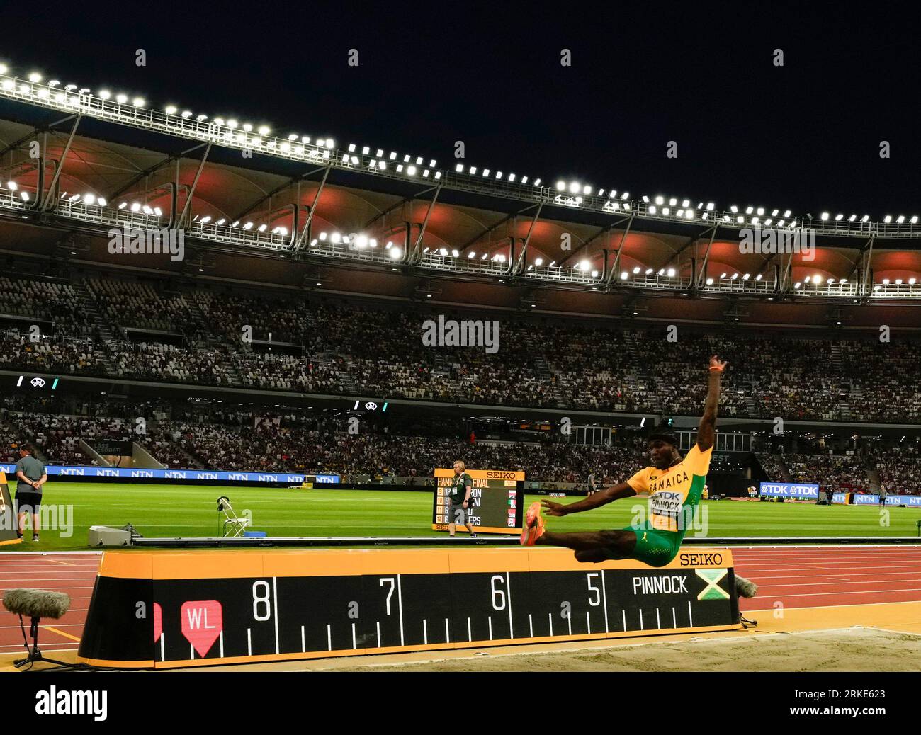 Wayne pinnock budapest 2023 long jump hi-res stock photography and ...