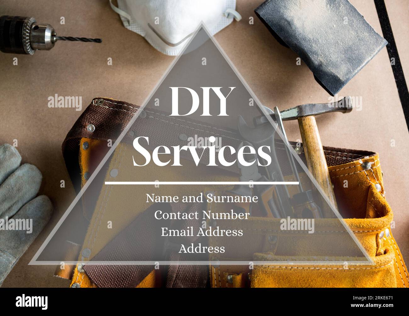 Diy services, name and surname, contact number, email address, address ...