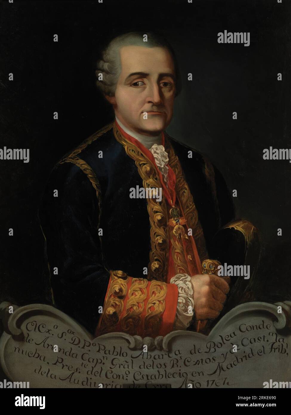 Pedro Pablo Abarca de Bolea conde de Aranda (copia) circa 1878 by ...