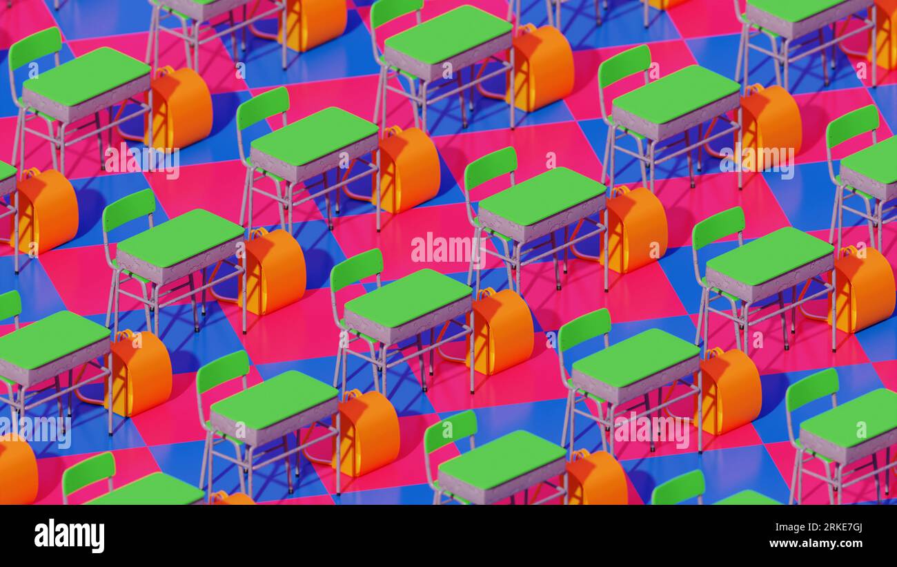 3D illustration Background for advertising and wallpaper in education ...