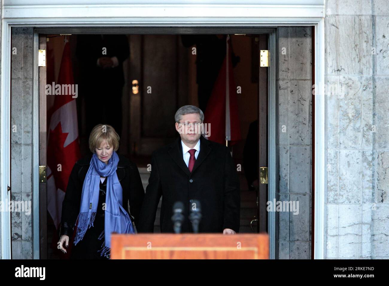 Stephen harper wife laureen hi-res stock photography and images - Alamy