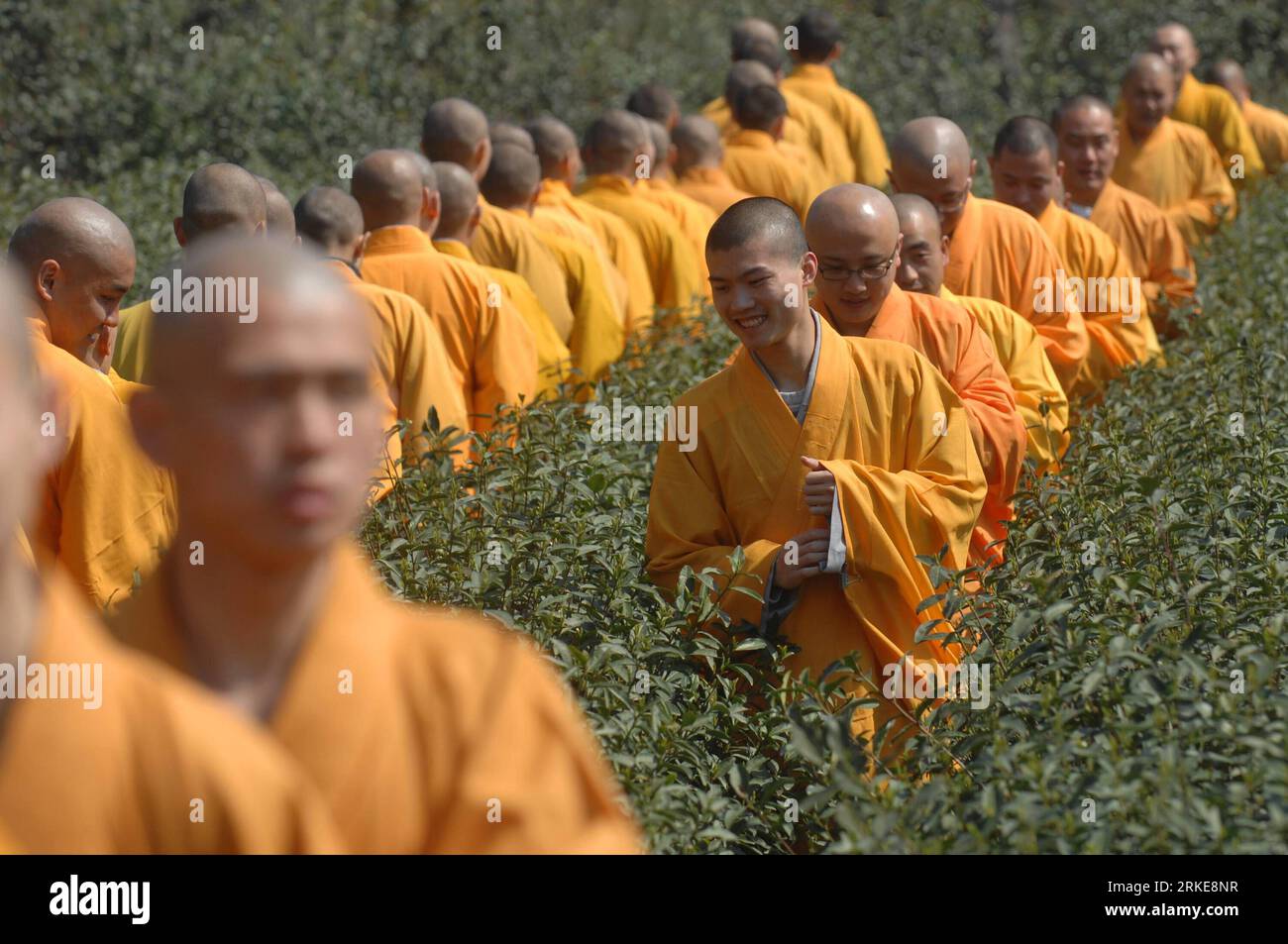 Monks drinking tea hi-res stock photography and images - Alamy