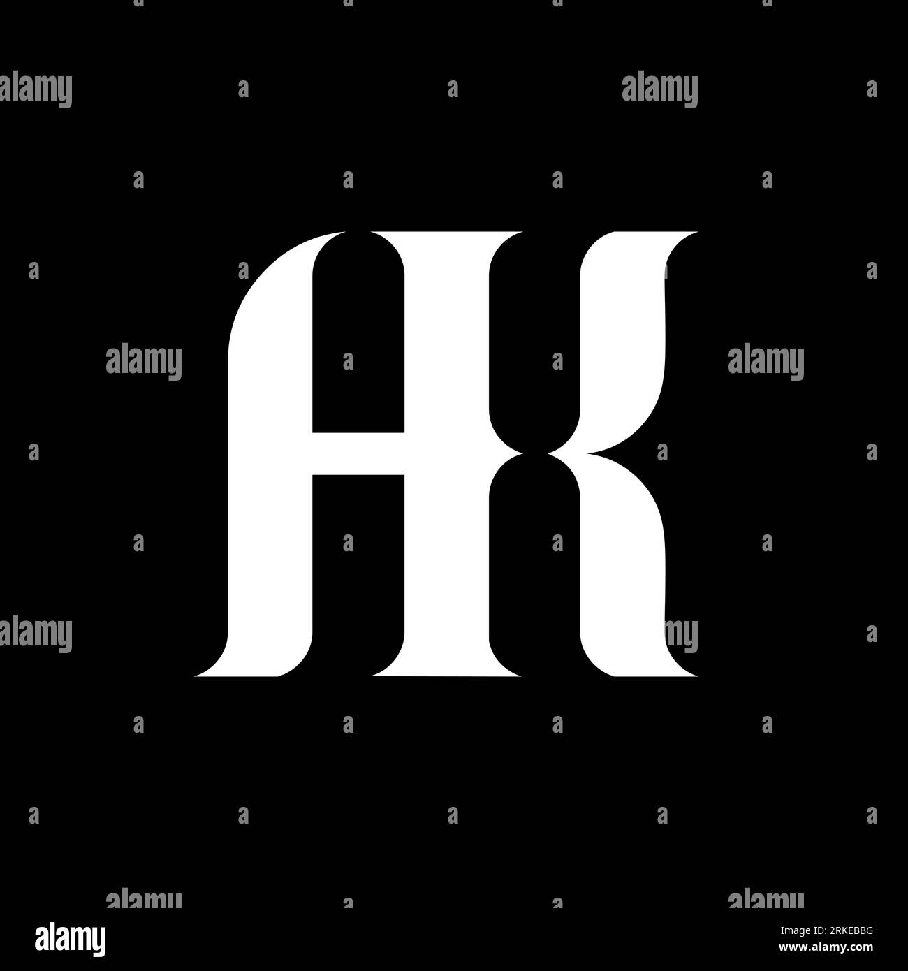 AK A K letter logo design. Initial letter AK linked circle uppercase ... AK A K letter logo design. Initial letter AK linked circle uppercase ...