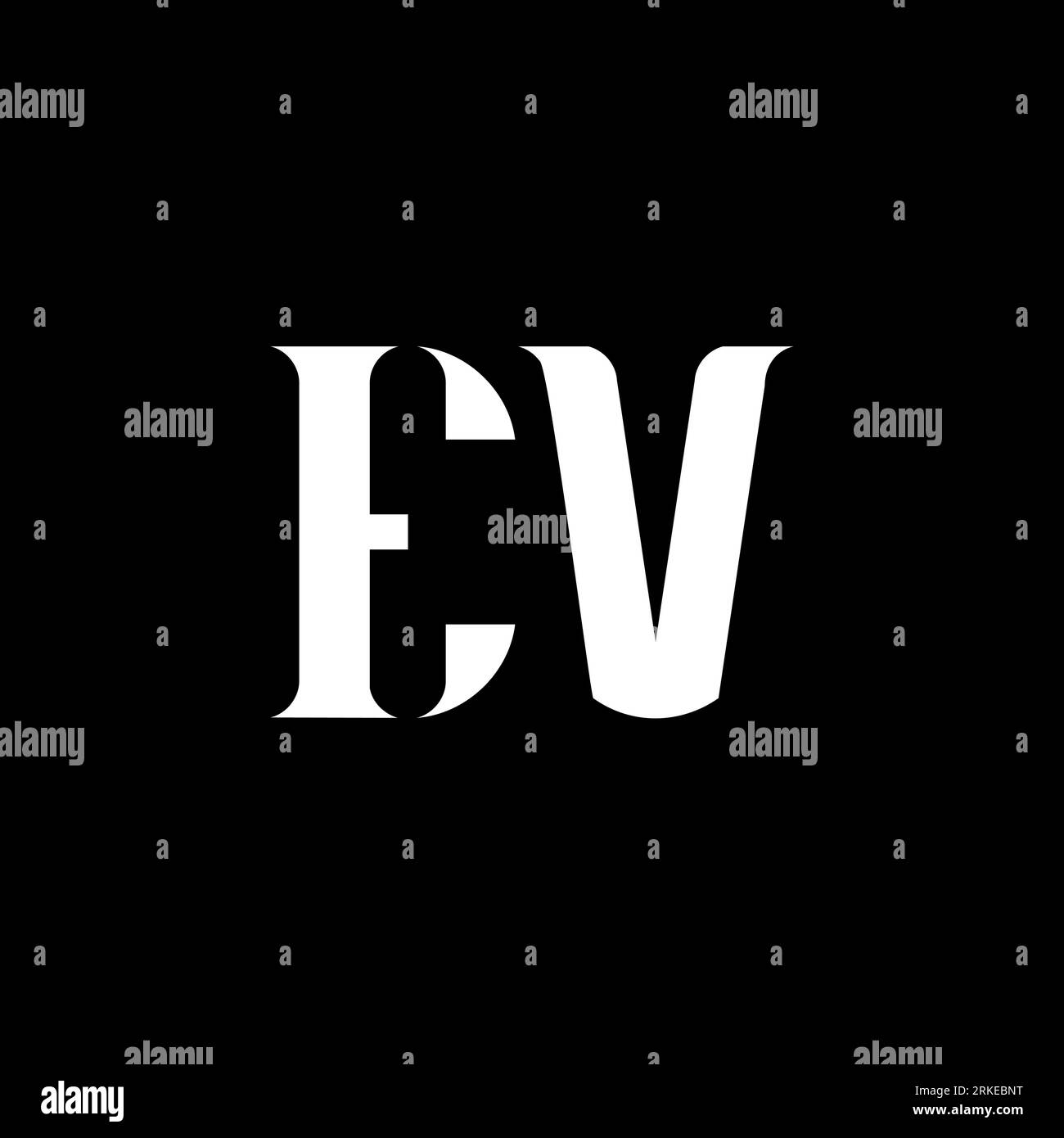 Letter ev Stock Vector Images - Alamy